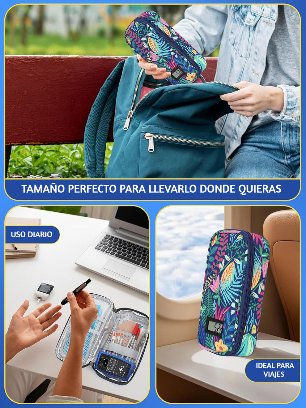 Bolso Estuche Porta Insulina Refrigerante Cooler Para Viaje – Oneder ...
